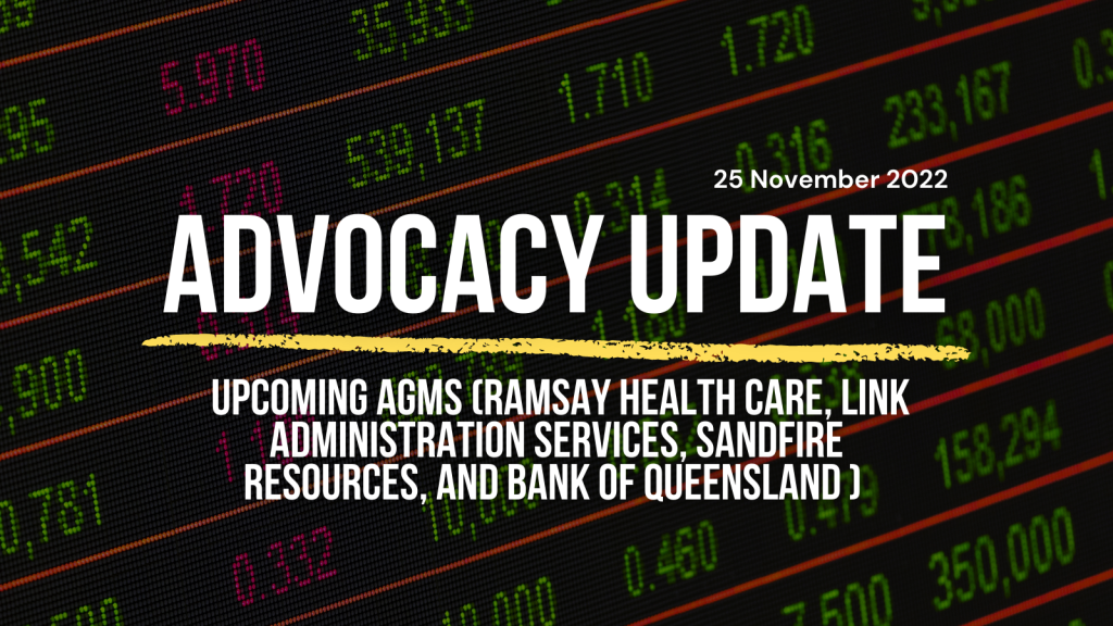 From the advocacy newsdesk - 25 November 2022 | Australian Shareholders ...