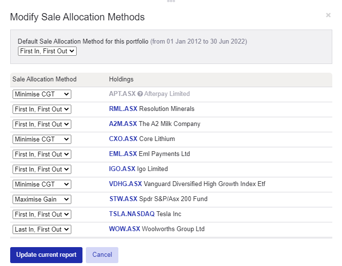 Capital gains tax (CGT) calculator for Australian investors