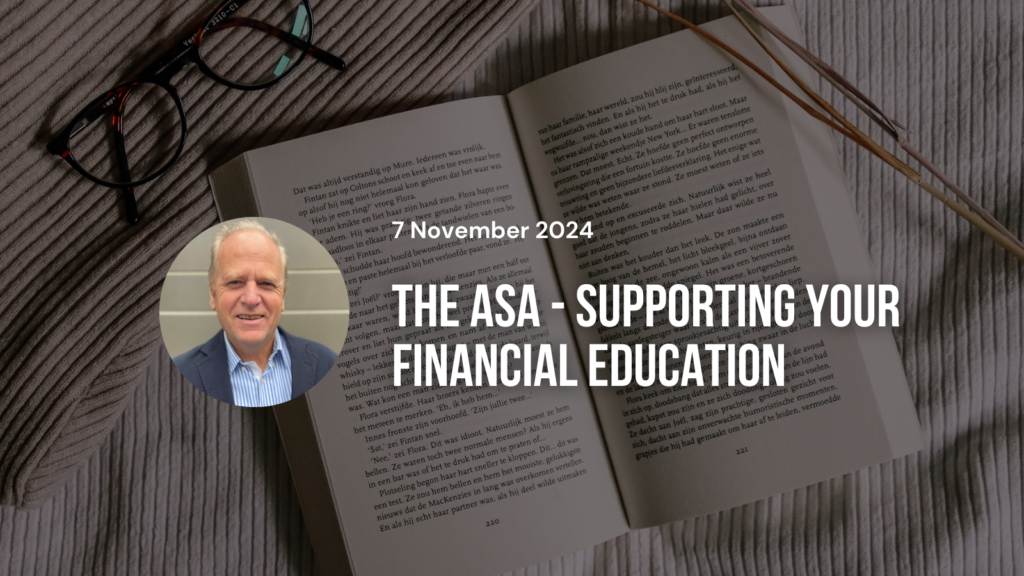 The ASA - Supporting your Financial Education